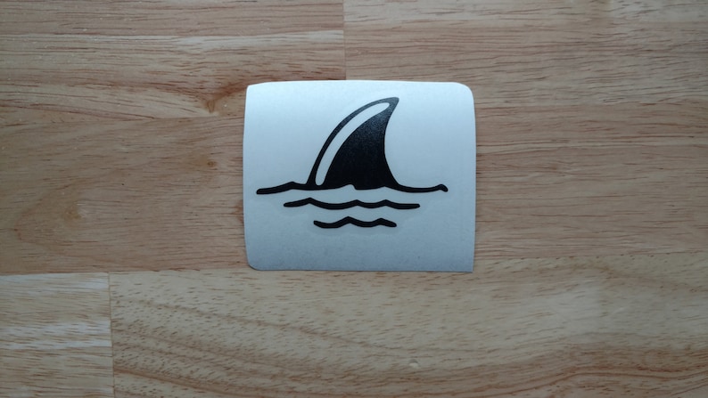 Shark Fin Shark Fishing Vinyl Decal 22 Colors 15 Sizes to - Etsy