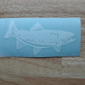 Rainbow Trout Fly Fishing Vinyl Decal 22 Colors 7 Sizes to Choose ...
