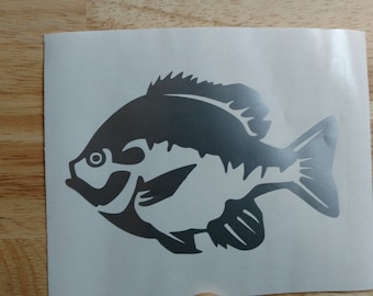 Bluegill Vinyl Decal - Etsy