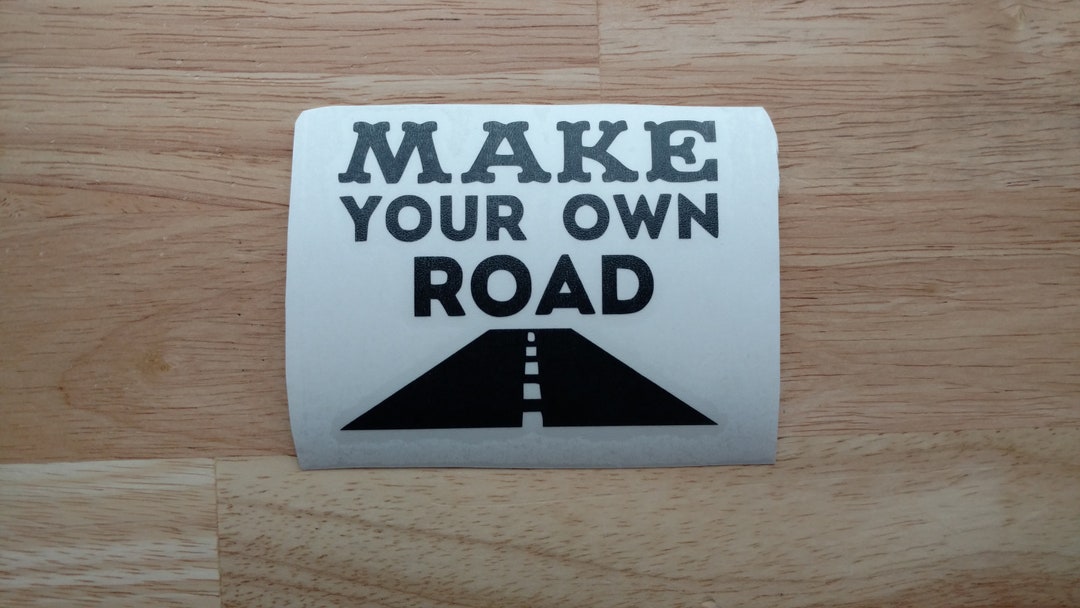 Make Your Own Road Vinyl Decal 22 Colors 9 Sizes to Choose Sticker Car ...