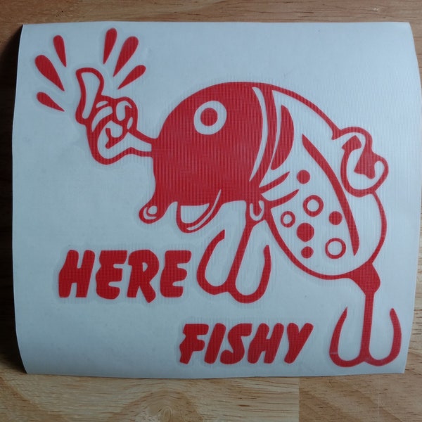 Fishing Decal - Etsy