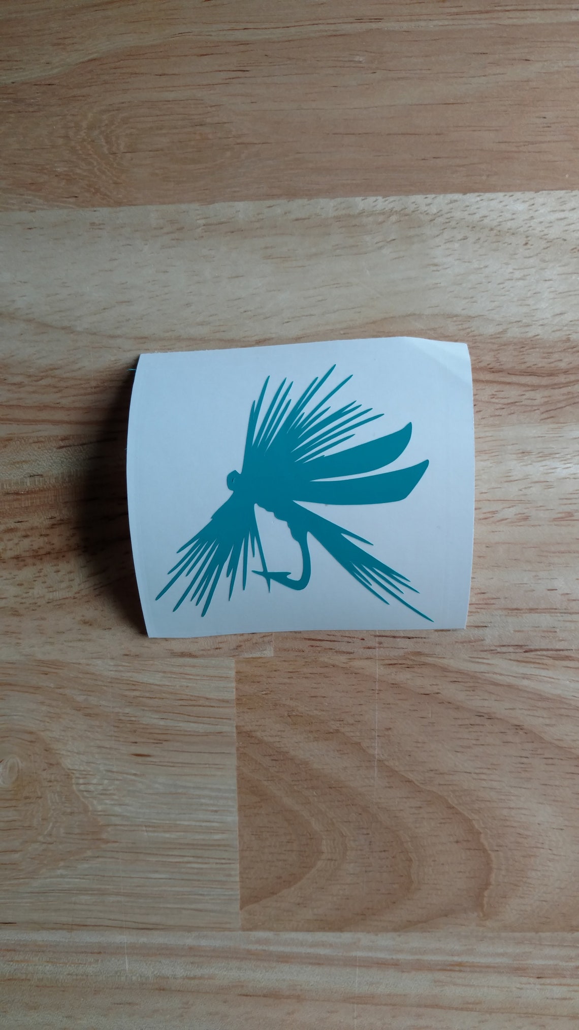 Fly Fishing Fly Vinyl Decal Sticker Car Truck Boat Decal Window Sticker ...