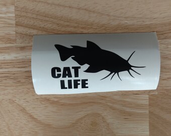 Gone Fishing Sticker 9 Sizes 22 Colors to Choose From Vinyl | Etsy