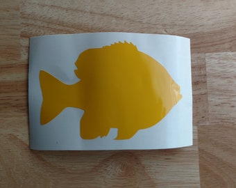 Bluegill Vinyl Fishing Decal Sticker Boat Decal Tournament - Etsy