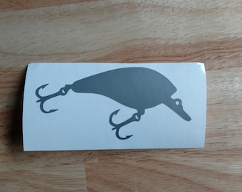 Fishing Hook Sticker 9 Sizes 22 Colors to Choose From Vinyl | Etsy