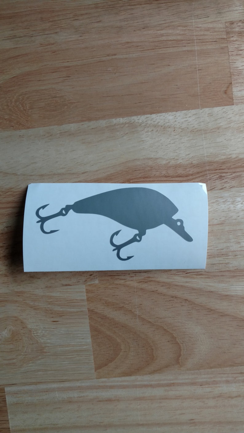 Crankbait Fishing Decal Sticker 13 Sizes 22 Colors to Choose From Vinyl ...