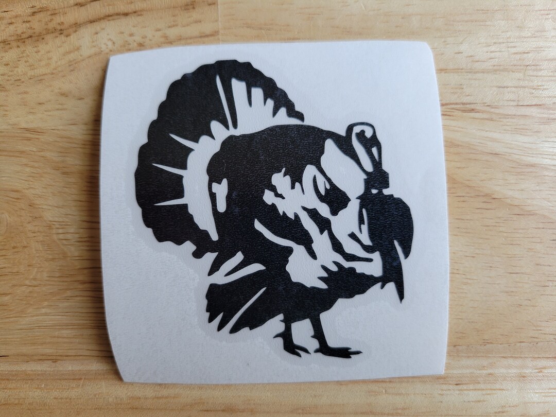 Turkey Hunter Hunting Decal Vinyl Decal 22 Colors Sticker Car Truck ...