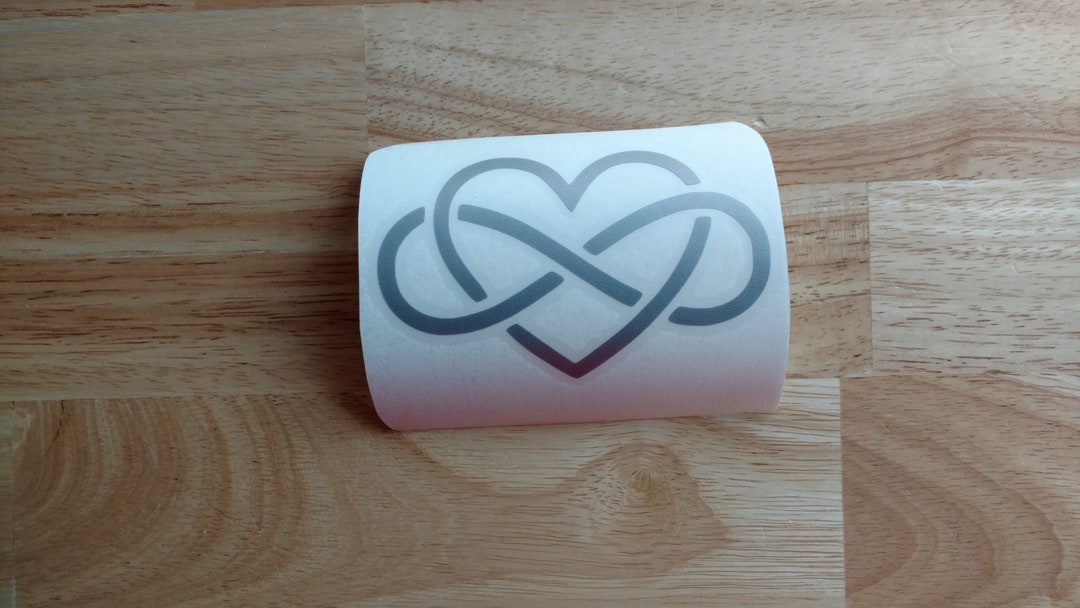 Infinity Heart Infinity Christian Vinyl Decal 22 Colors and 8 Sizes ...