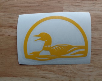 Loon Window Decal - Etsy