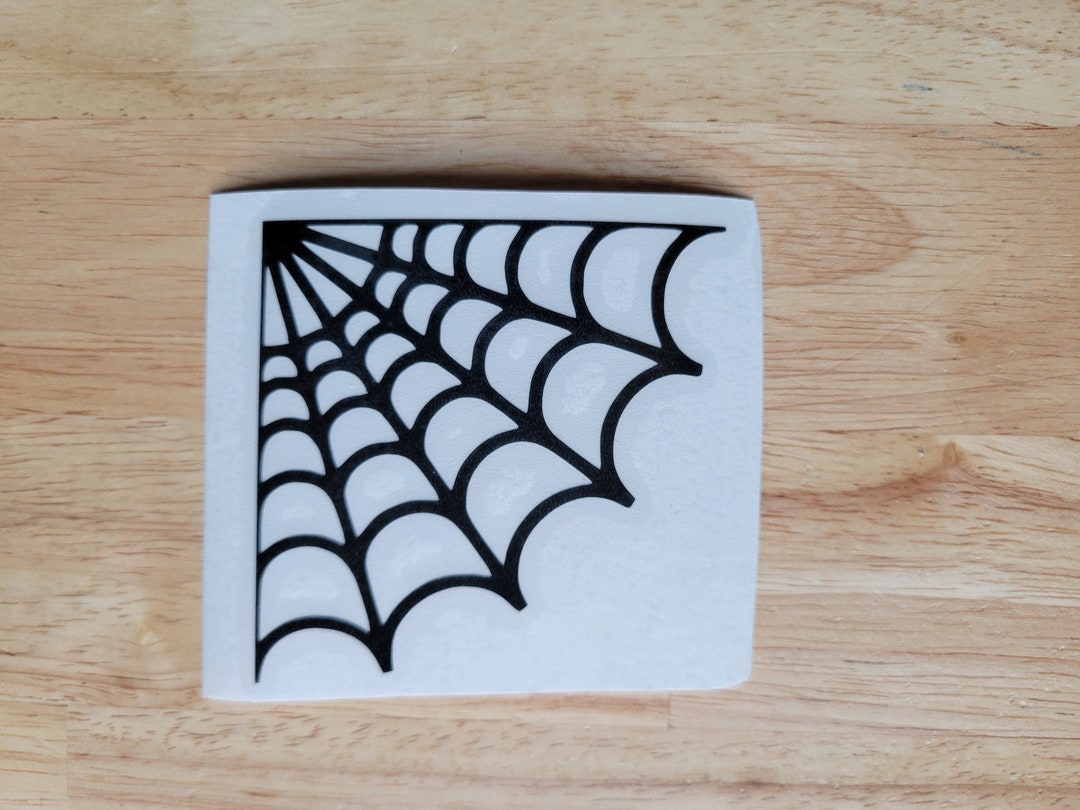 Spider Web Corner Vinyl Decal 22 Colors and 13 Sizes to Choose Truck ...