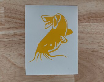 Catfishing Hunter Fishing Sticker 9 Sizes 22 Colors to Choose | Etsy