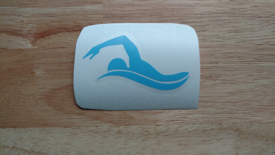 Swimming Swim Team Swim Vinyl Decal 22 Colors 11 Sizes to Choose ...