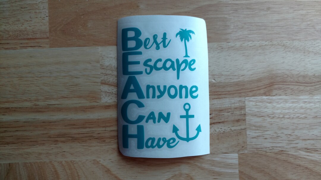 Beach Life Palm Trees Beach Vacation South Carolina Decal Vinyl Decal ...