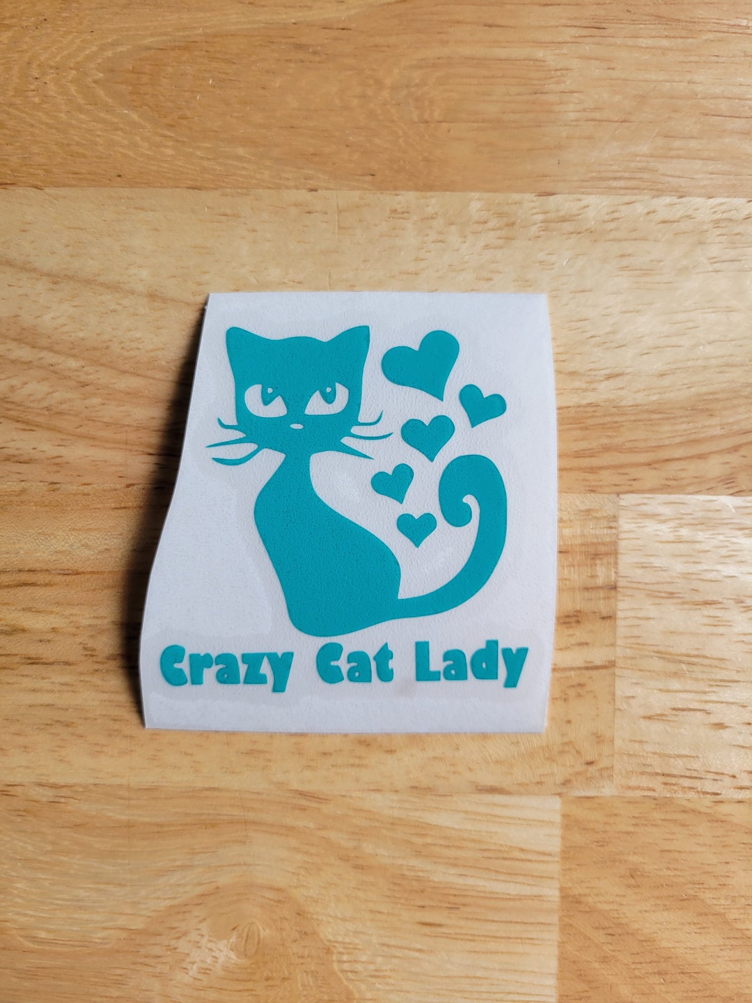 Crazy Cat Lady Cats Sticker 9 Sizes 22 Colors to Choose From - Etsy