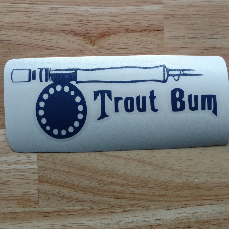 Fly Fishing Sticker - Etsy
