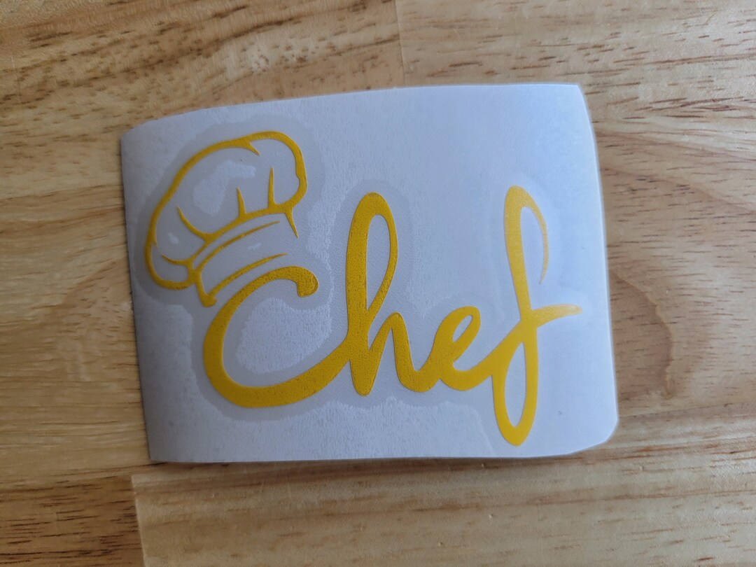 Chef Cooking Catering Vinyl Decal 22 Colors Sticker Car Truck Boat ...
