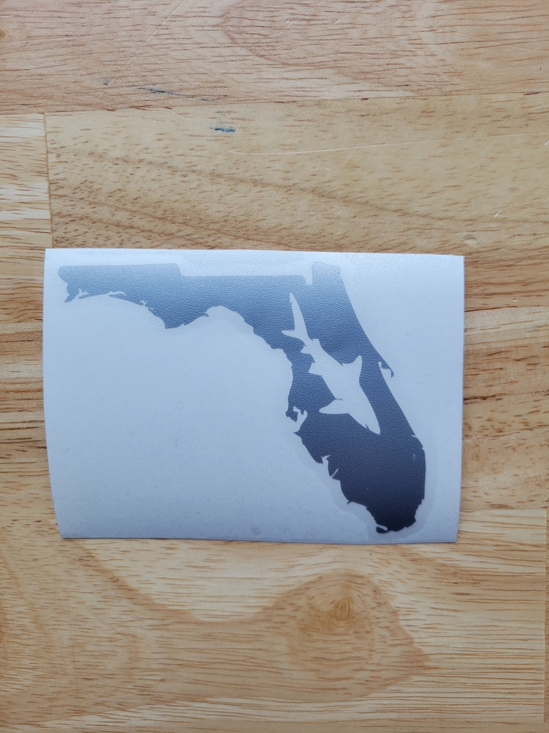 Florida State With Shark Vinyl Decal 22 Colors 9 Sizes to Choose From ...