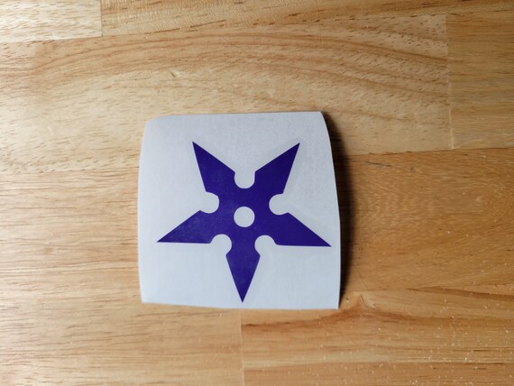 Ninja Star Vinyl Decal 22 Colors and 11 Sizes to Choose Truck - Etsy
