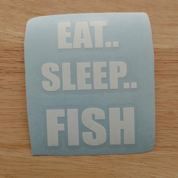 Eat Sleep Fish - Etsy