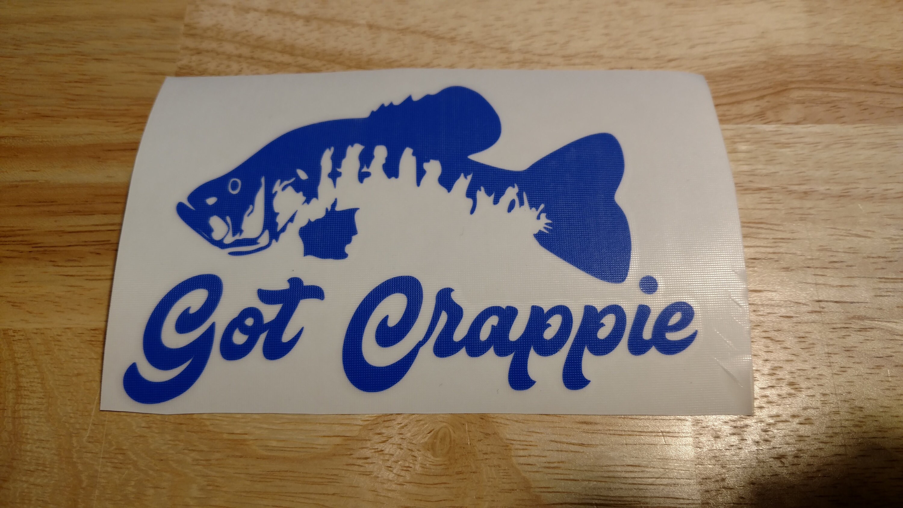 Got Crappie Crappie Fishing Vinyl Fishing Decal 22 colors 10 | Etsy