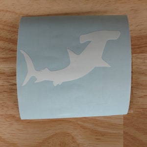 Hammerhead Shark Fishing Vinyl Decal 22 Colors 15 Sizes to Choose ...