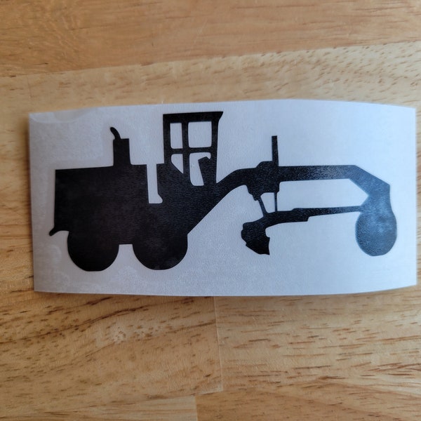 Motor Grader Sticker - Etsy