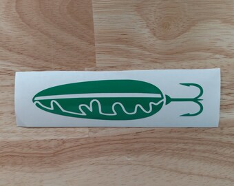 Fishing Hook Sticker 9 Sizes 22 Colors to Choose From Vinyl | Etsy