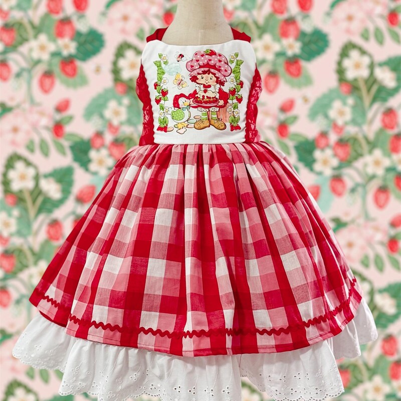 Strawberry Dress - Etsy