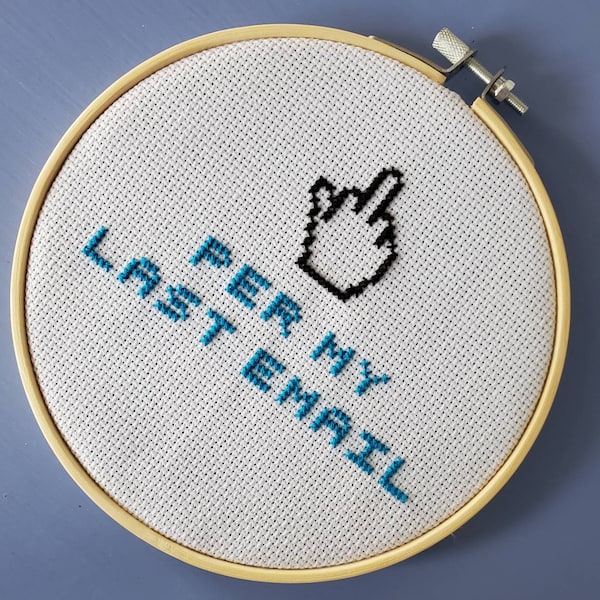 Funny Coworker Cross Stitch - Etsy