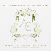 Monogram Crest - Etsy