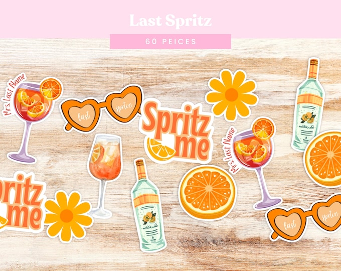 Aperol Spritz Bachelorette Theme Love at First Spritz Feeling Spritzy ...