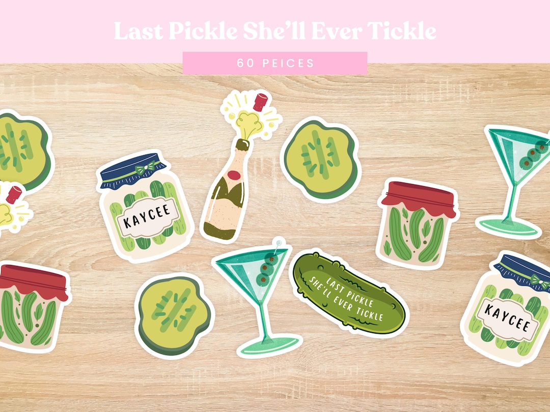 Last Pickle She’ll Ever Tickle Confetti | Bachelorette Party ...