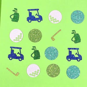 Golf Confetti – 200 Pcs Glittery Table Decor for a Hole-in-one ...