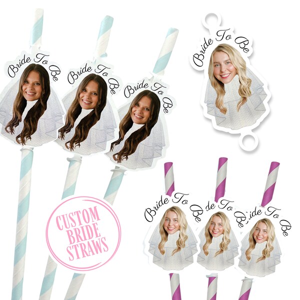 Bride Straws - Etsy