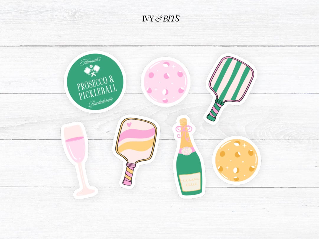 Pastel Pickleball Confetti | Pickleball Bachelorette or Birthday Decor ...