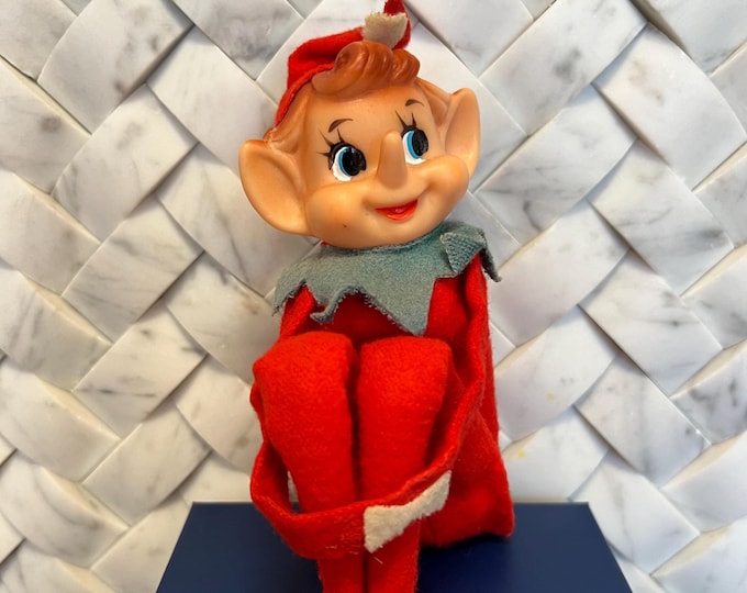 Vintage Knee Hugger Elf / Made in Japan / Kitschy Christmas Collection ...