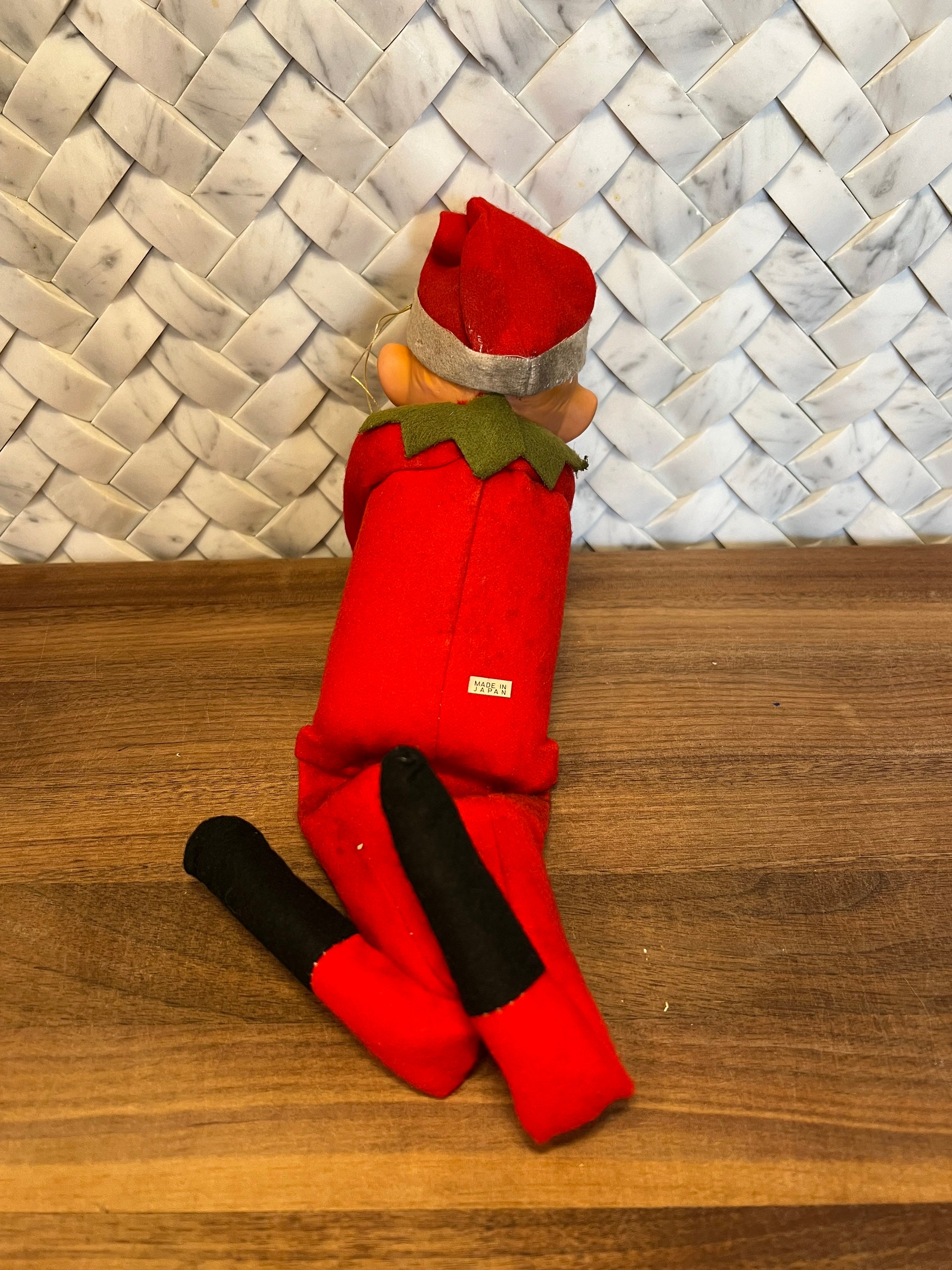 Vintage Knee Hugger Elf Large / Made in Japan / Kitschy Christmas ...
