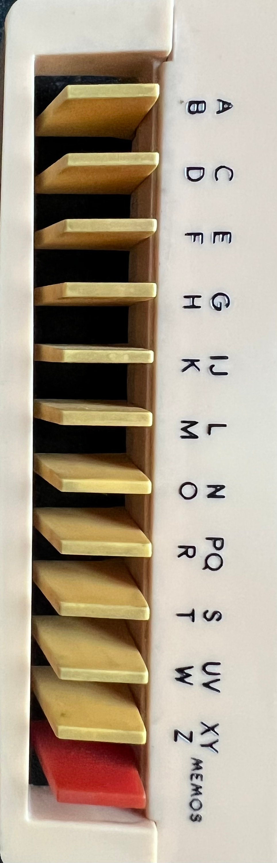 Vintage Memindex Filing System Address/phone Organizer With Hidden ...