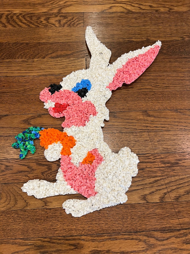 1970s Melted Plastic Popcorn Springtime Decorations Choices of Yellow ...