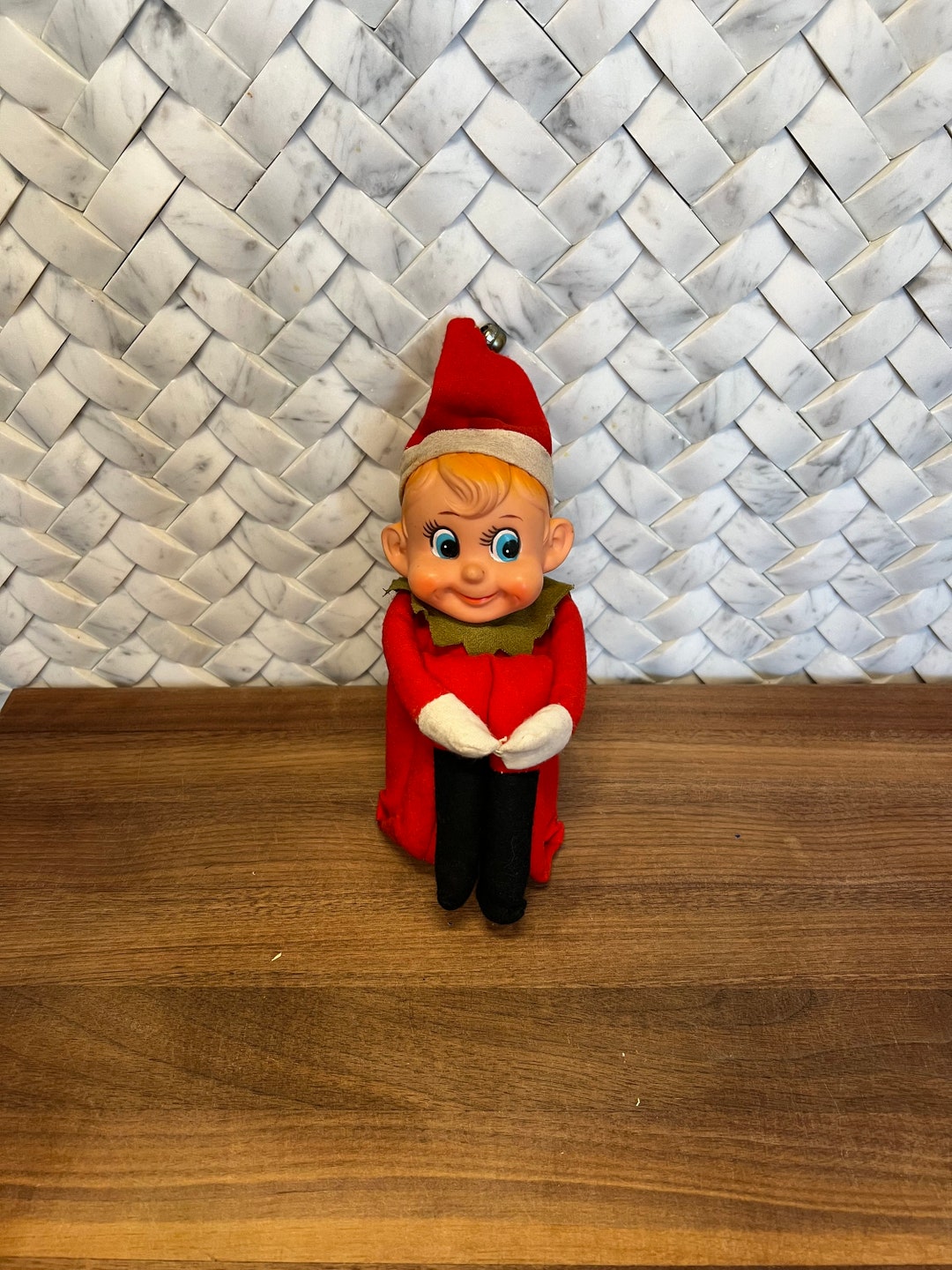 Vintage Knee Hugger Elf Large / Made in Japan / Kitschy Christmas ...