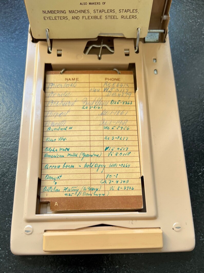 Vintage 1960/70s Bates Director List Find/address/phone Finder - Etsy ...