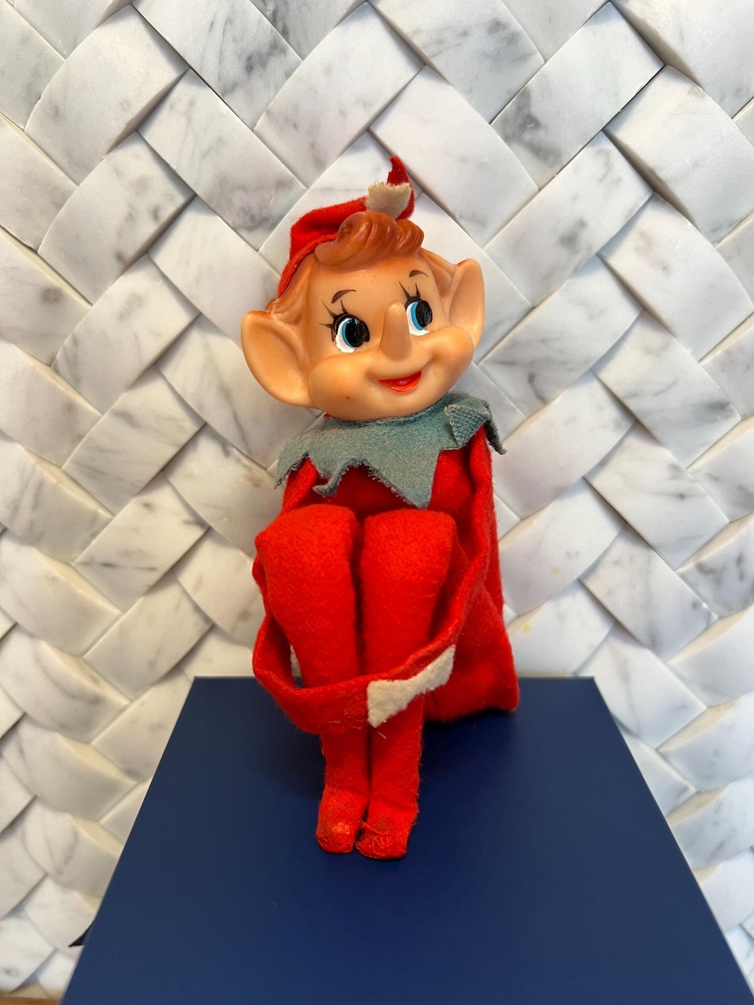 Vintage Knee Hugger Elf / Made in Japan / Kitschy Christmas Collection ...