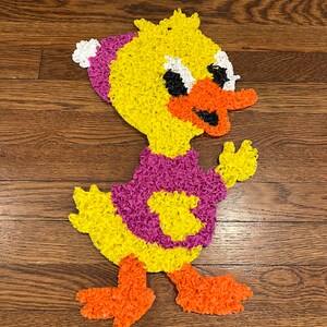 1970s Melted Plastic Popcorn Springtime Decorations Choices of Yellow ...