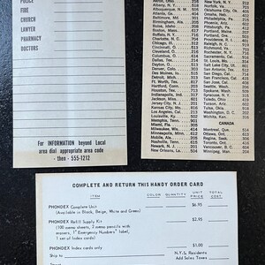 Vintage Memindex Filing System Address/phone Organizer With Hidden ...