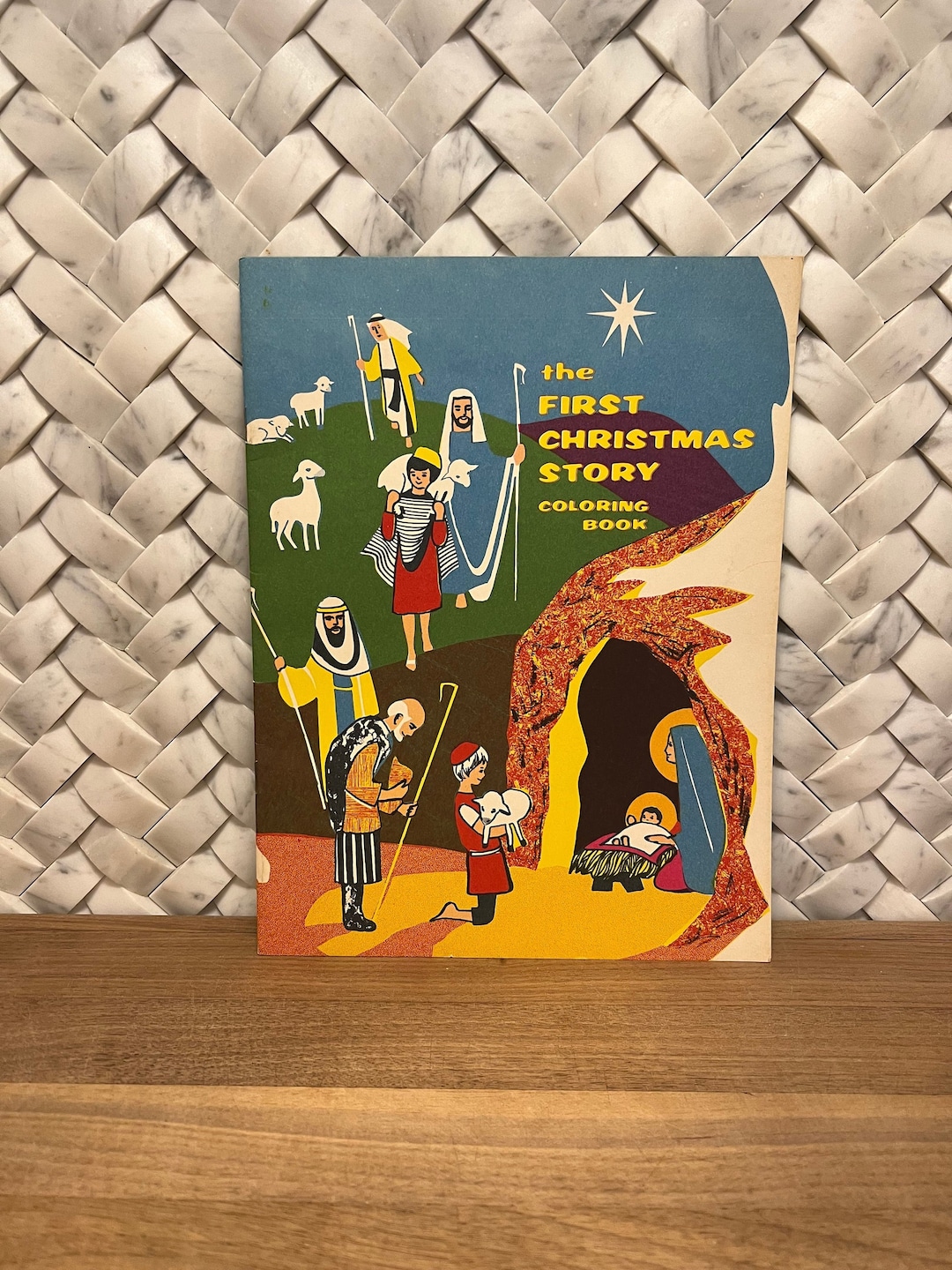 Vintage the First Christmas Story Coloring Book / Vintage Christmas ...