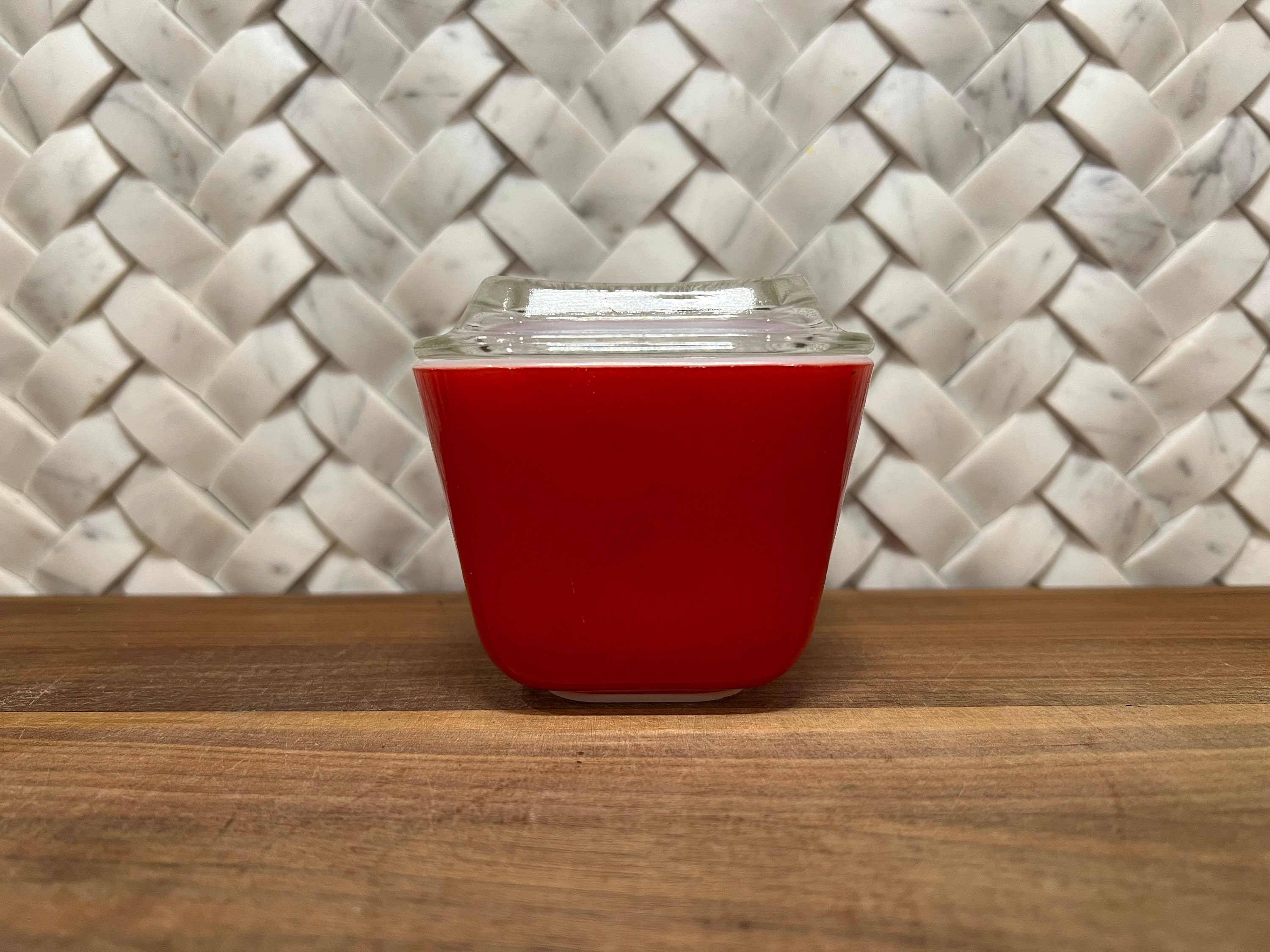 Vintage 501 RED Pyrex Glass Refrigerator Dish With Lid Free Shipping - Etsy