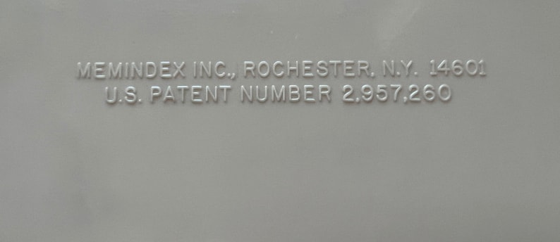 Vintage Memindex Filing System Address/phone Organizer With Hidden ...