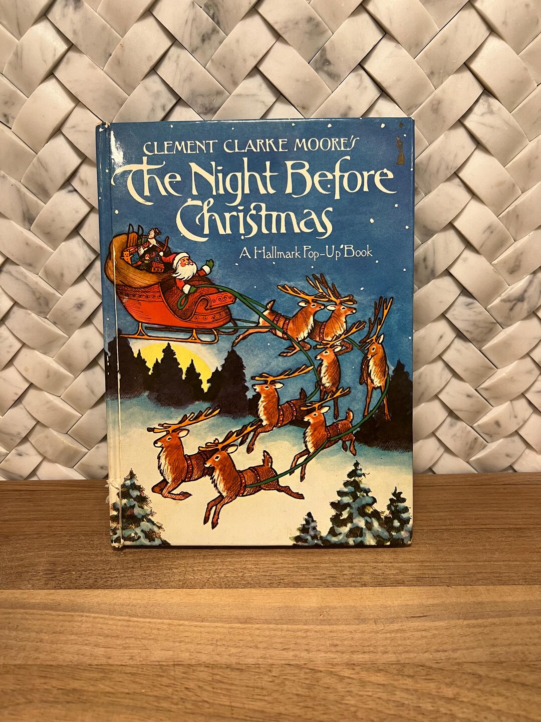 Vintage the Night Before Christmas, A Hallmark Pop-up Book by Clement C ...