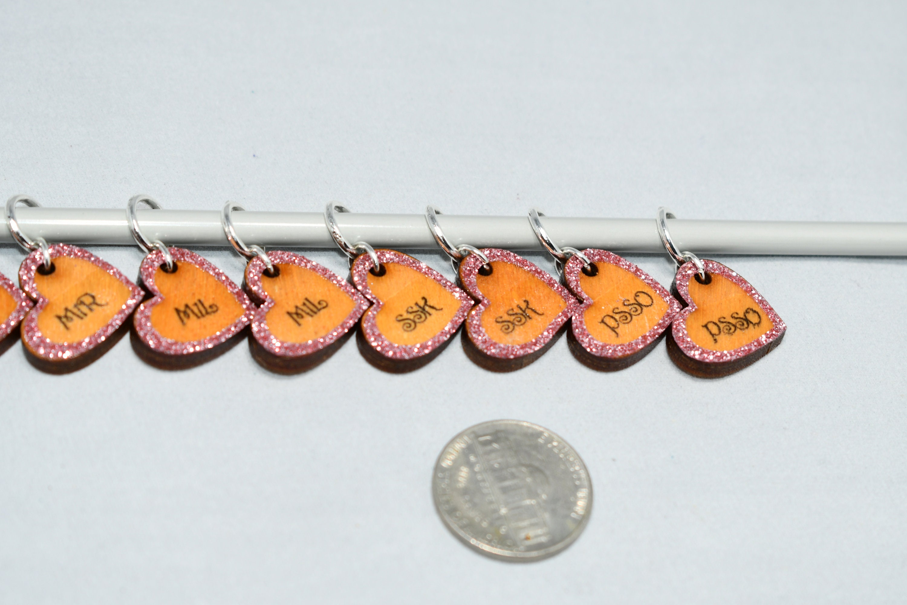 Pattern insanity Pattern Reminder Stitch Markers 3/4 | Etsy