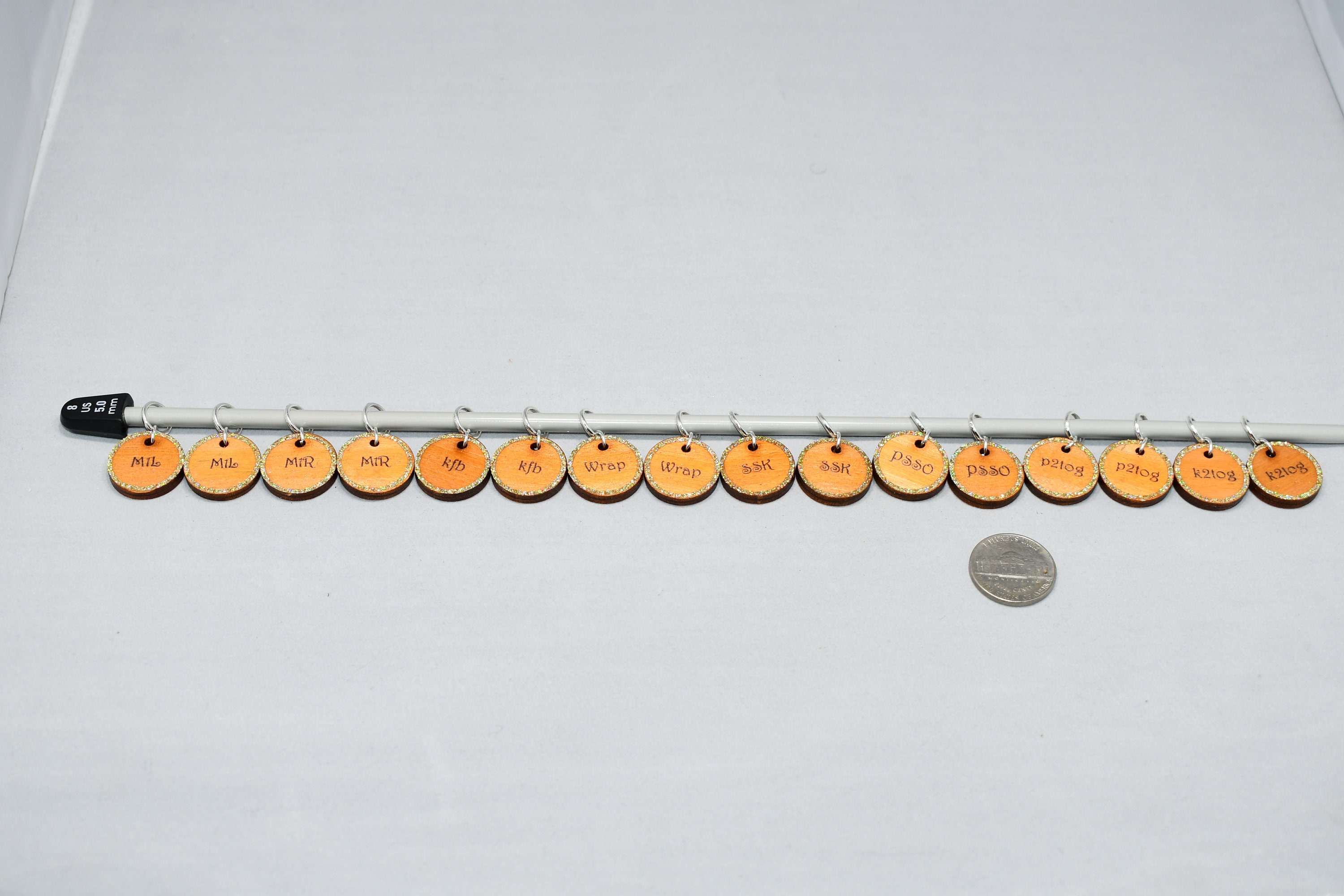 Pattern insanity Pattern Reminder Stitch Markers 3/4 | Etsy